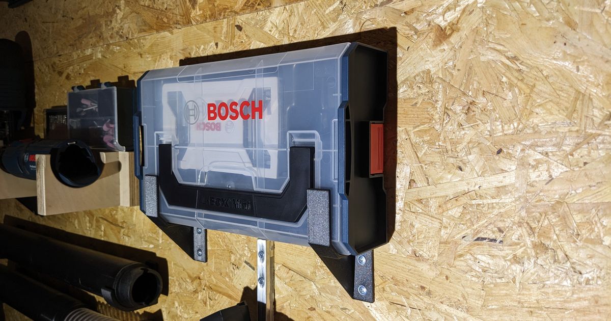 L-BOXX Mini Wall mount/ Wandhalterung by DanielHe | Download free STL ...