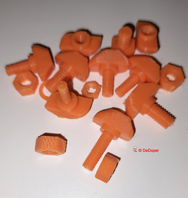 T-Nut T-Bolt and more for aluminum 3030 profiles by Dedoper | Download ...