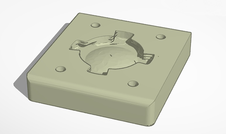 Rokform mount adapter for AMPS pattern cradle by Bira Muniz | Download ...