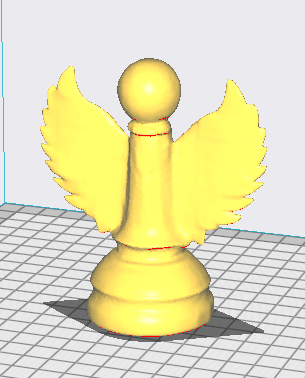 chess piece shaped like a white angel by Terwski Syzymon | Download ...