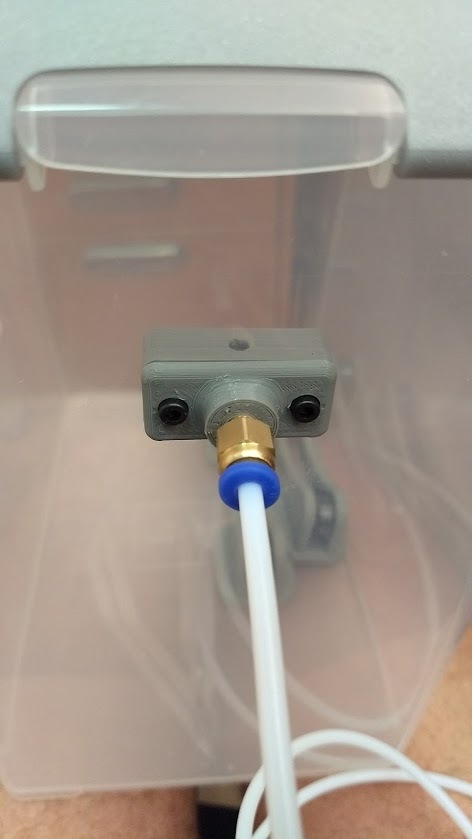 Airproof valve with filament filter for plastic box by AntonioGPS ...