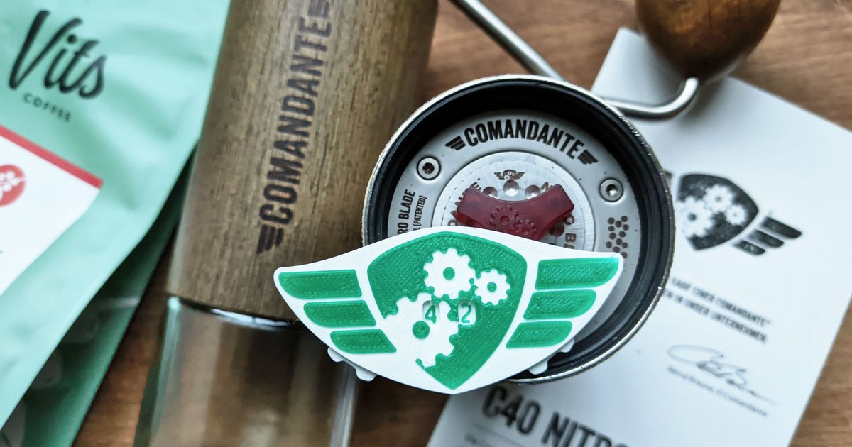 Click Counter for Comandante Coffee Grinder by buchnema | Download free ...