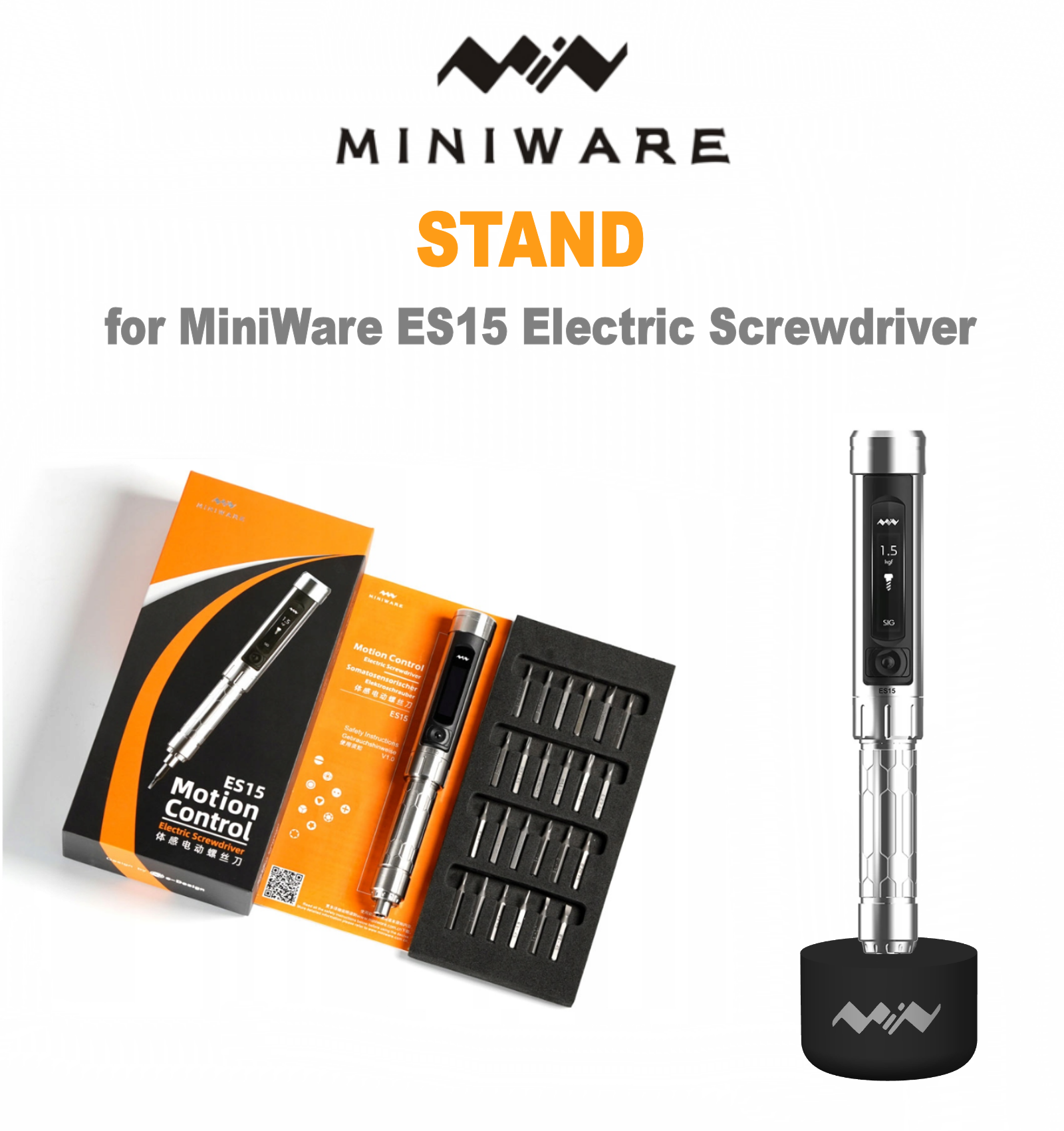 Stand for MiniWare ES15 Electric Screwdriver by STORM DESIGN | Download ...