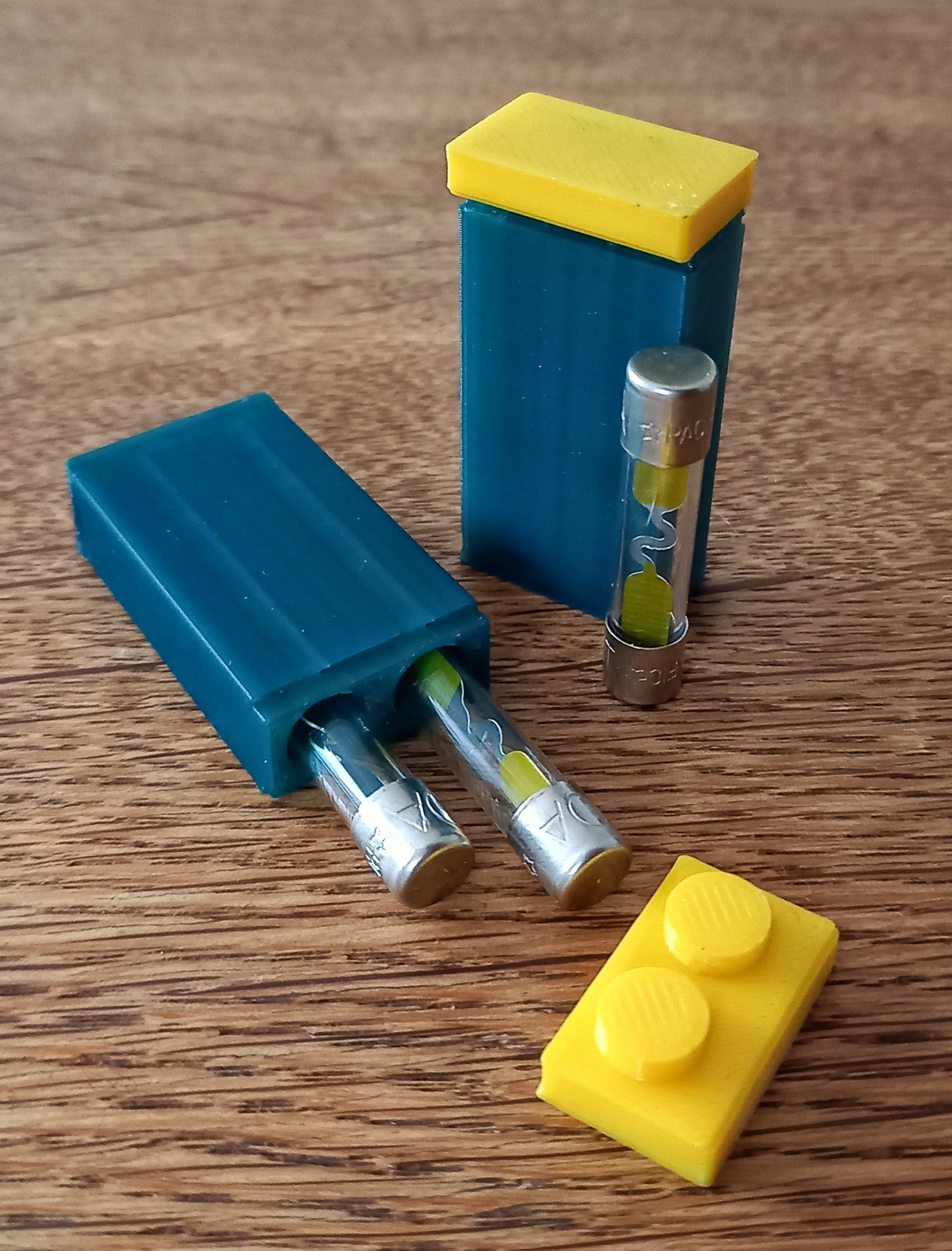 Spare Fuses Container for Glass Cartridge Fuses / Kawasaki KLR650 by ...