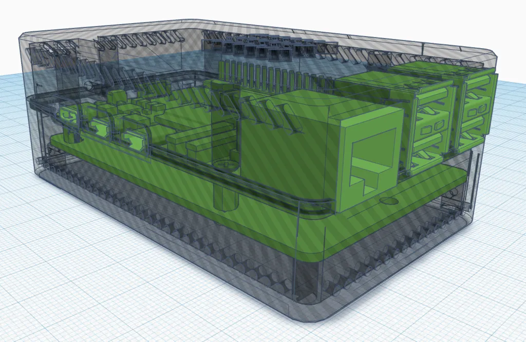 Raspberry Pi 5 Pineberry HatDrive Bottom Case by MacGyverr | Download ...