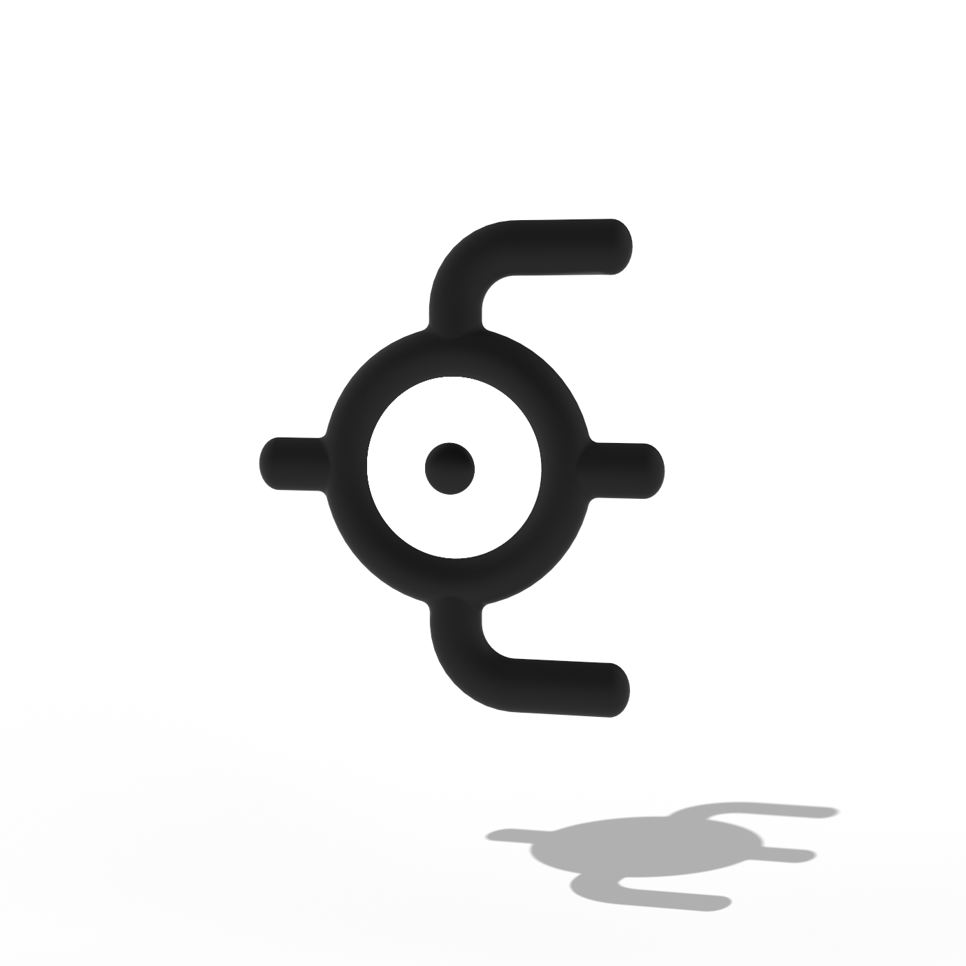 Pokémon Unown E by ZhangarG | Download free STL model | Printables.com