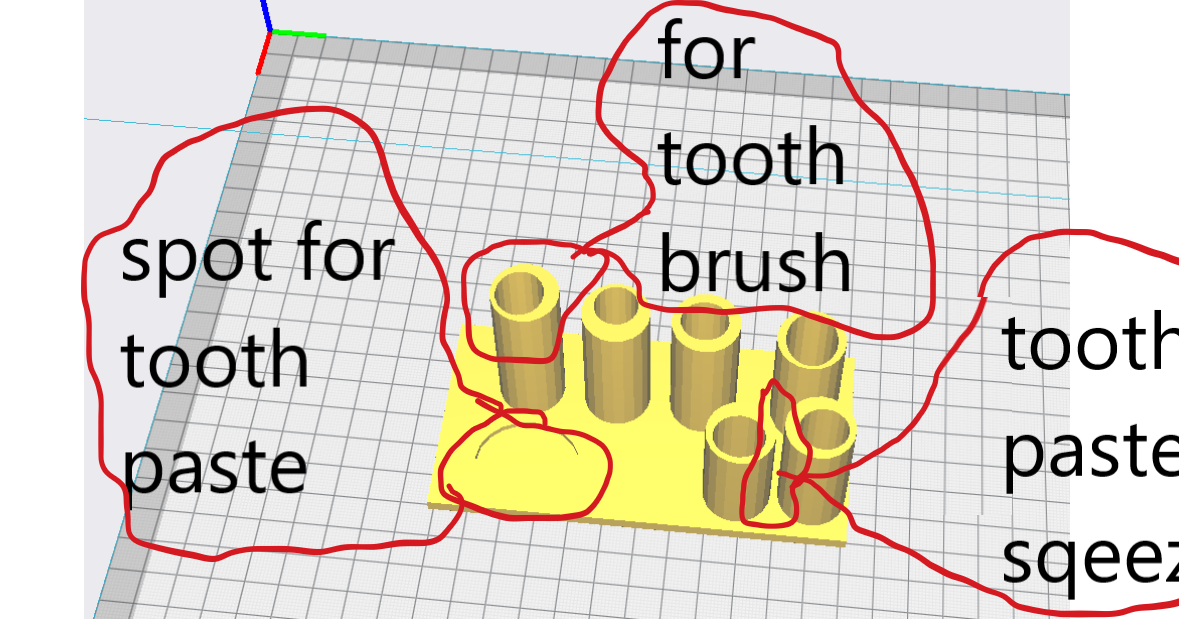tooth brush and tooth past holder with built in tooth past squeezer by ...