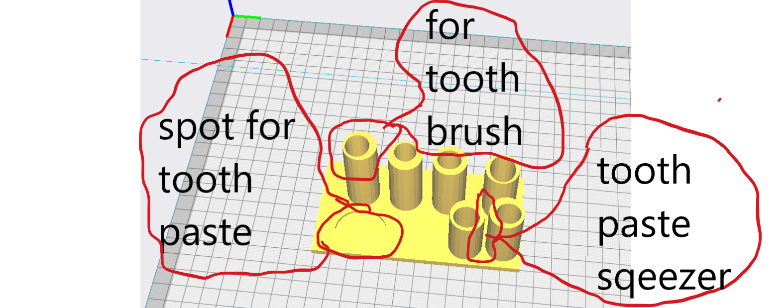tooth brush and tooth past holder with built in tooth past squeezer by ...