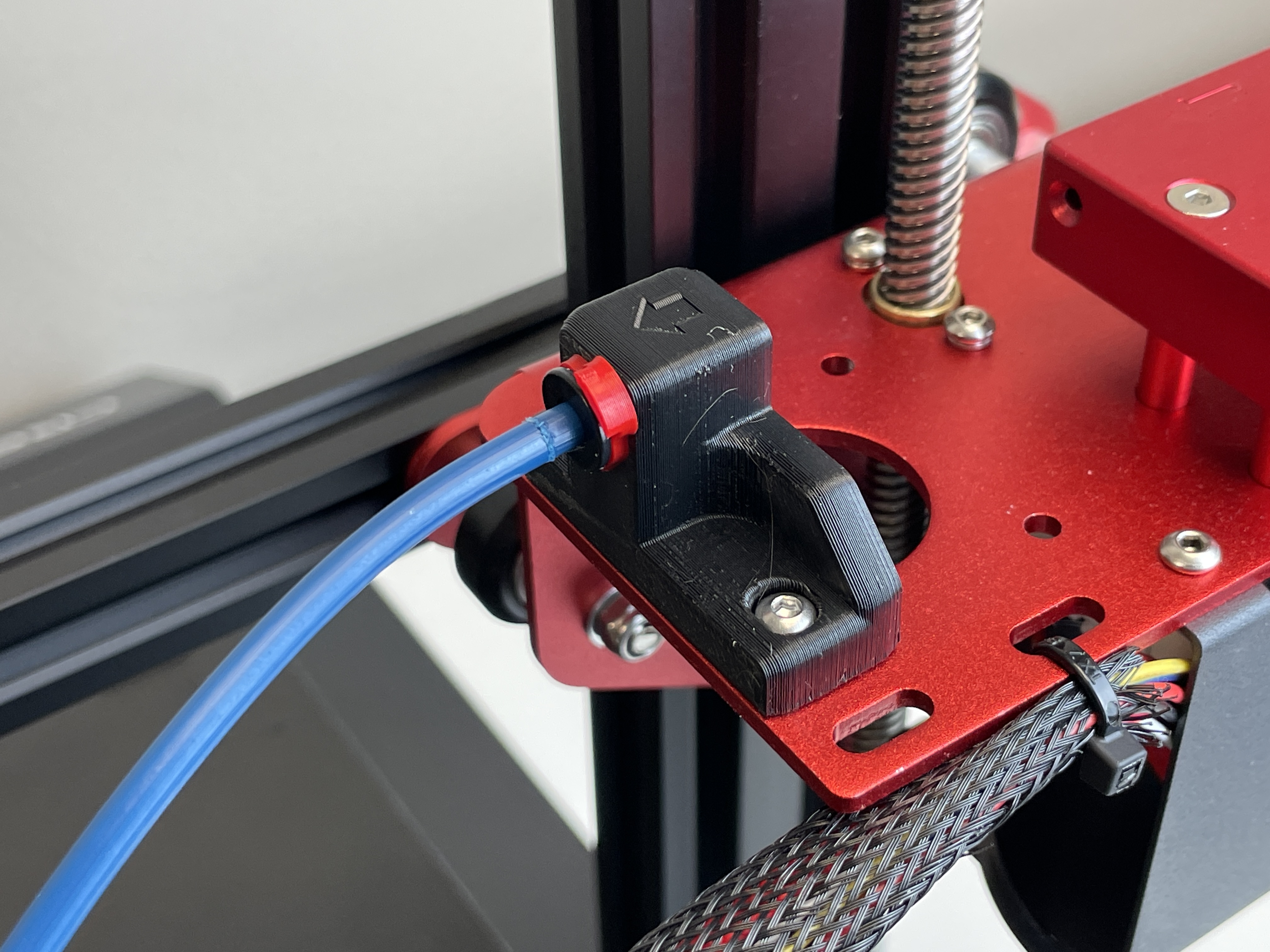 M3213 CR-10S Pro V2 / CR-10 Max [Micro Swiss NG Extruder] - Fan Shroud and Probe Bracket by ...