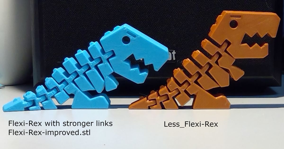 Less Flexi-Rex by LockeDerBoss | Download free STL model | Printables.com