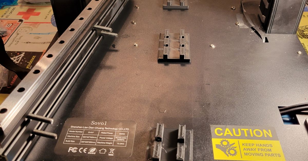 Linear rail upgrade for SV07 printed parts. by vasyl83 | Download free STL model | Printables.com