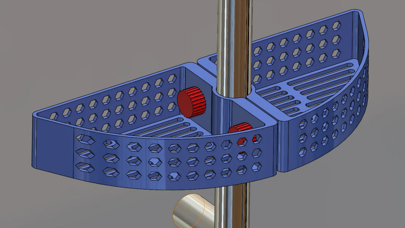 Shower Basket by Chileo | Download free STL model | Printables.com