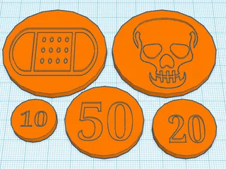 Card Game Damage counters by T Hohn | Download free STL model ...