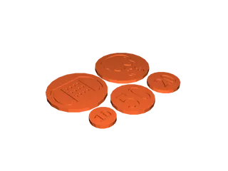 Card Game Damage counters by T Hohn | Download free STL model ...