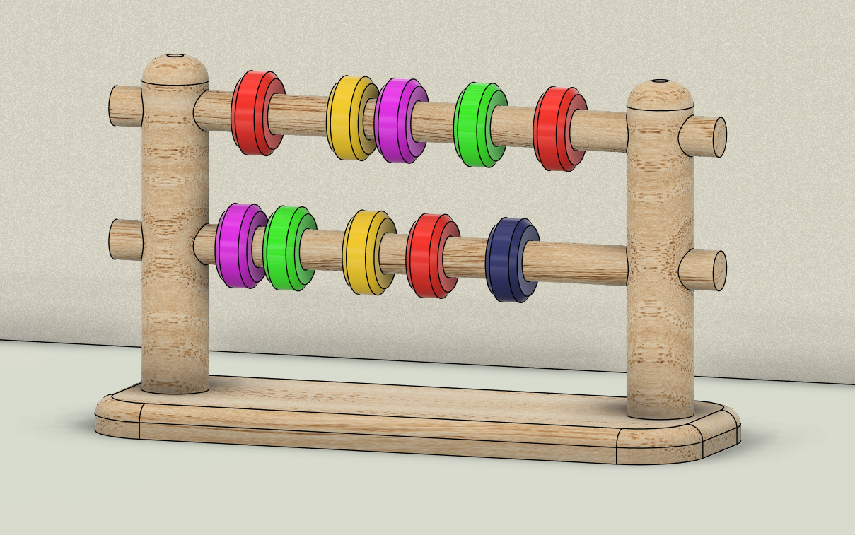 children's abacus by Ts3D | Download free STL model | Printables.com