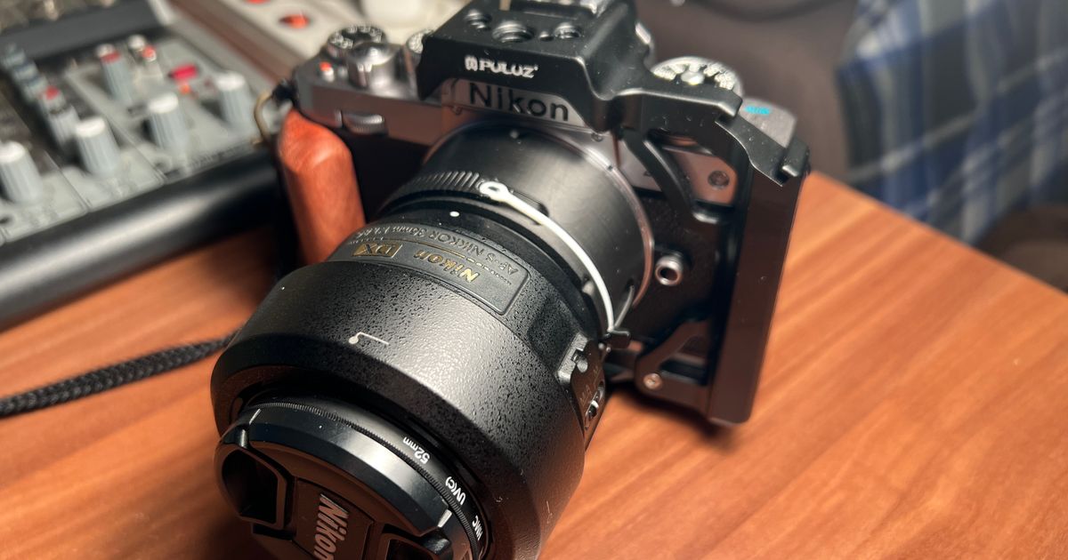 FTZ adapter for Nikon "Z" body (to "F" lens) by BebDesign3D ...