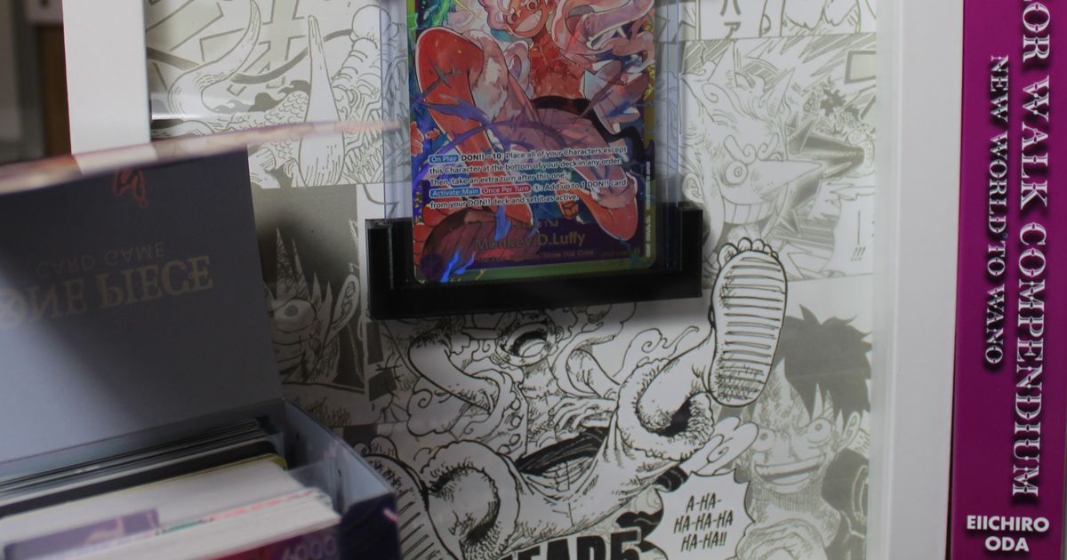 Trading Card Mount, for display. by MOLO | Download free STL model ...