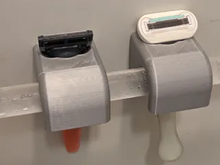 Shower Razor Hanger by Steve | Download free STL model | Printables.com