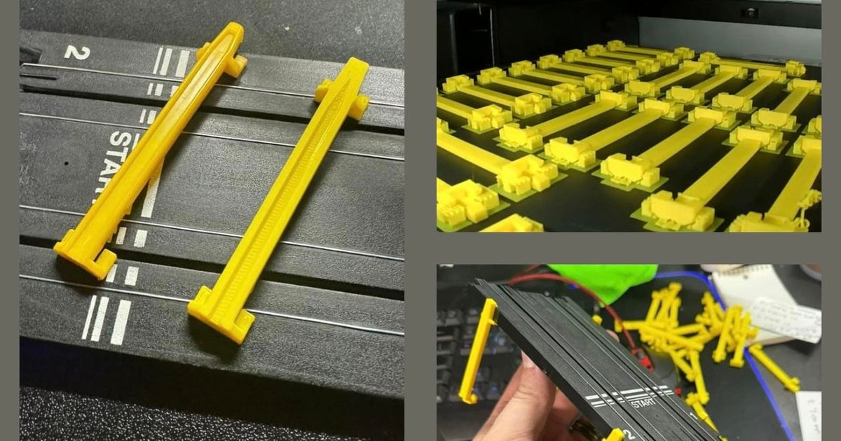 Slot Car Track Support by Jonathan Ellis Sr. | Download free STL model ...