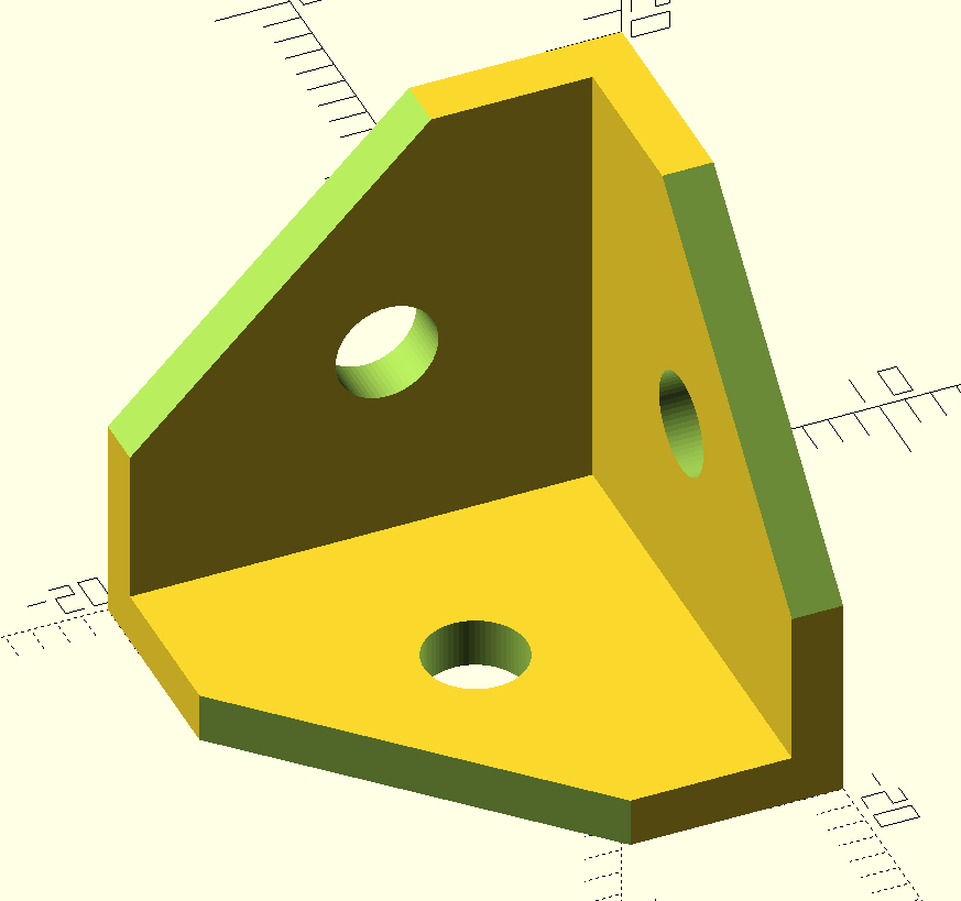 XYZ Test - Corner Bracket Customizer by orgoj3d | Download free STL ...