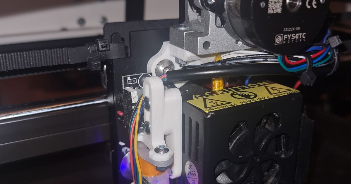 Tronxy Probe Mount BL-Touch CR Touch BIQU Micro Probe by ru_di_y | Download free STL model ...