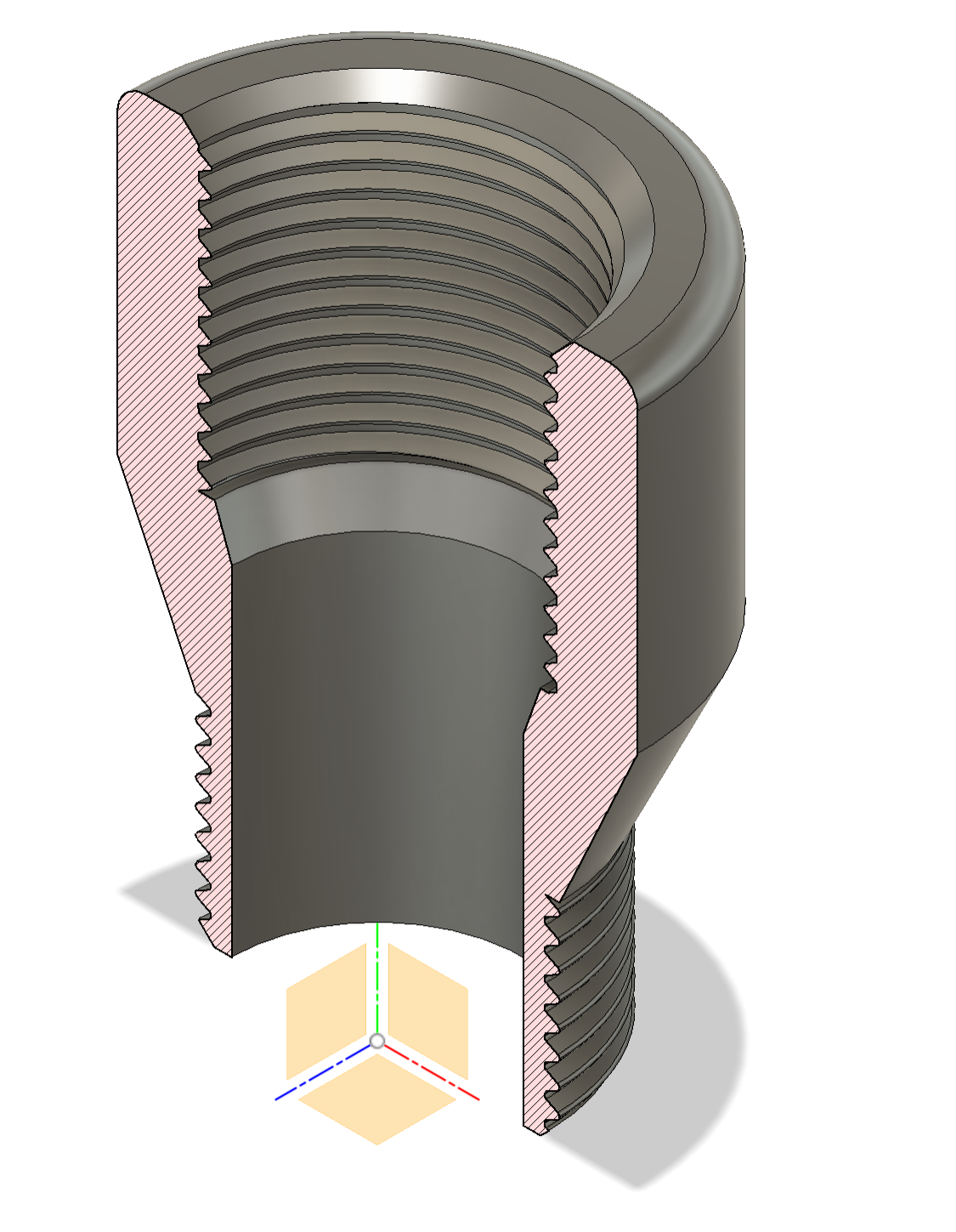 1/2" male NPT to 3/4" female NPT by bmccarthy321 | Download free STL ...