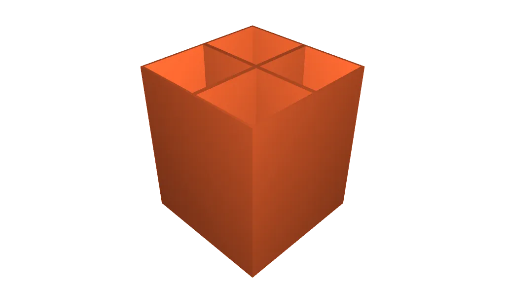 Square Divider by Izak Detwieler | Download free STL model | Printables.com
