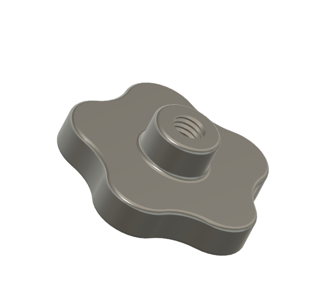 Hand Turn Nut & Bolt by Goo Forge | Download free STL model ...