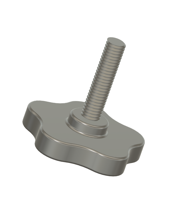Hand Turn Nut & Bolt by Goo Forge | Download free STL model ...