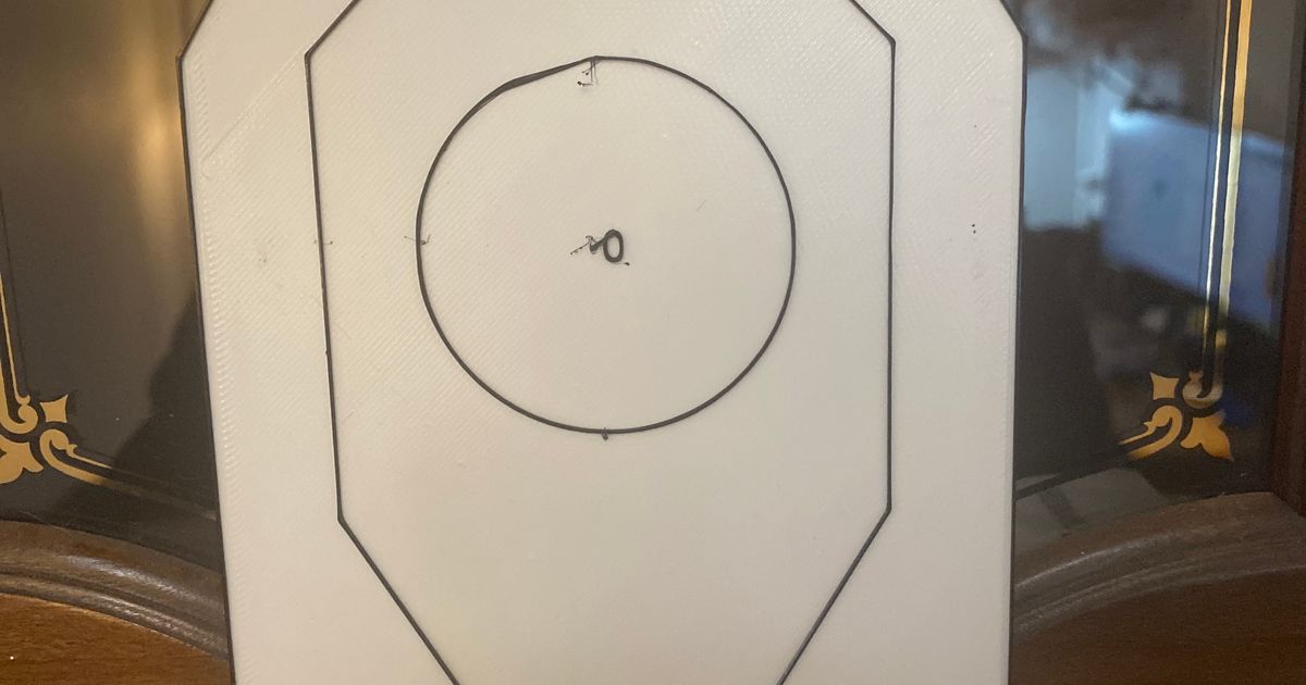 IDPA target by QuietMike | Download free STL model | Printables.com