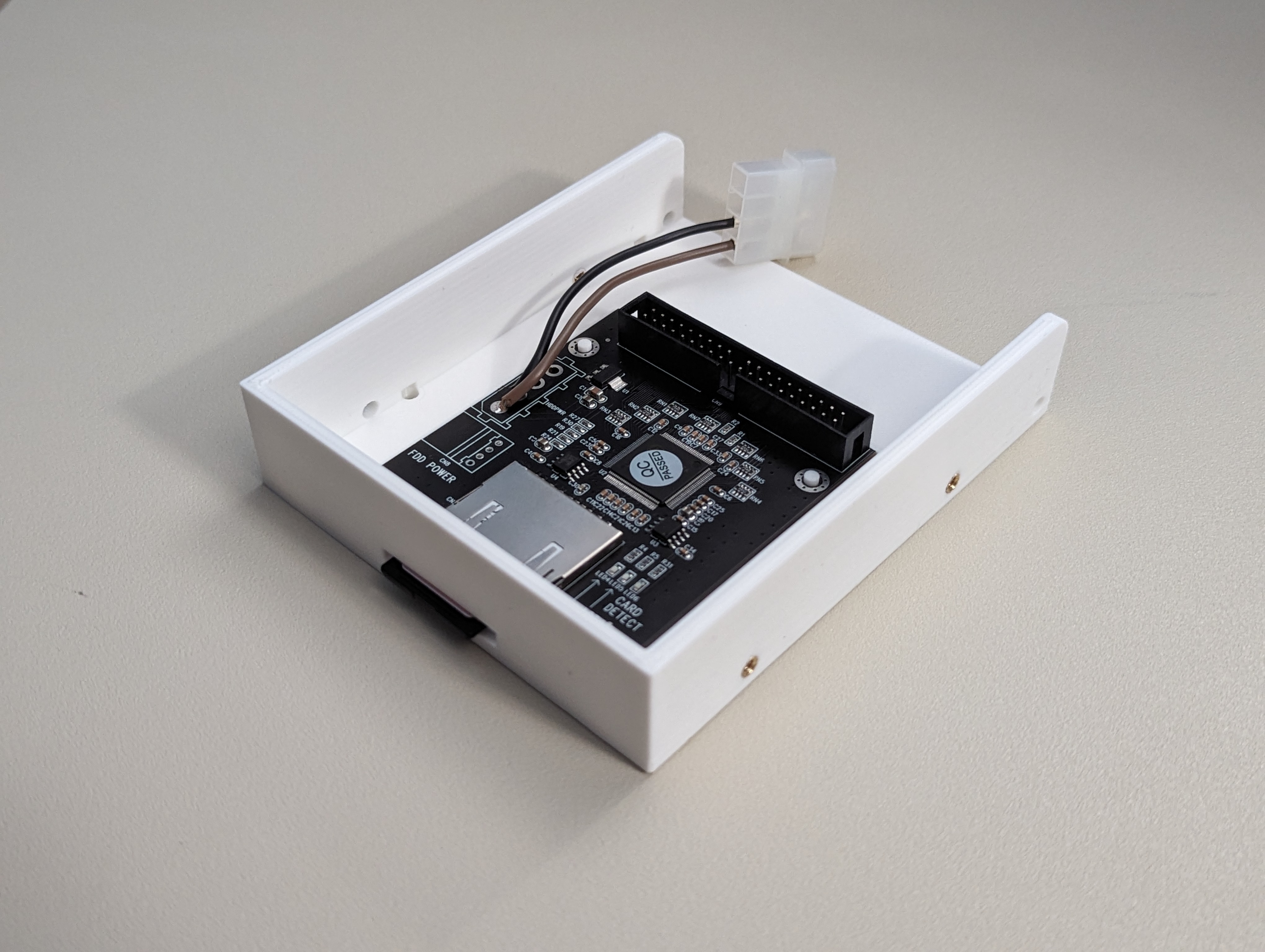 SD to IDE Adapter Front Panel Mount by Aluminite | Download free STL ...