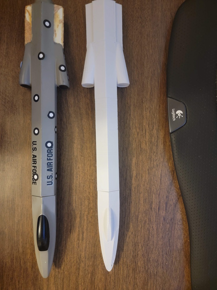 Estes Stealth rocket body. by John Potts | Download free STL model ...