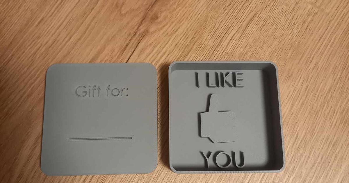 I Like You box by Biskup | Download free STL model | Printables.com