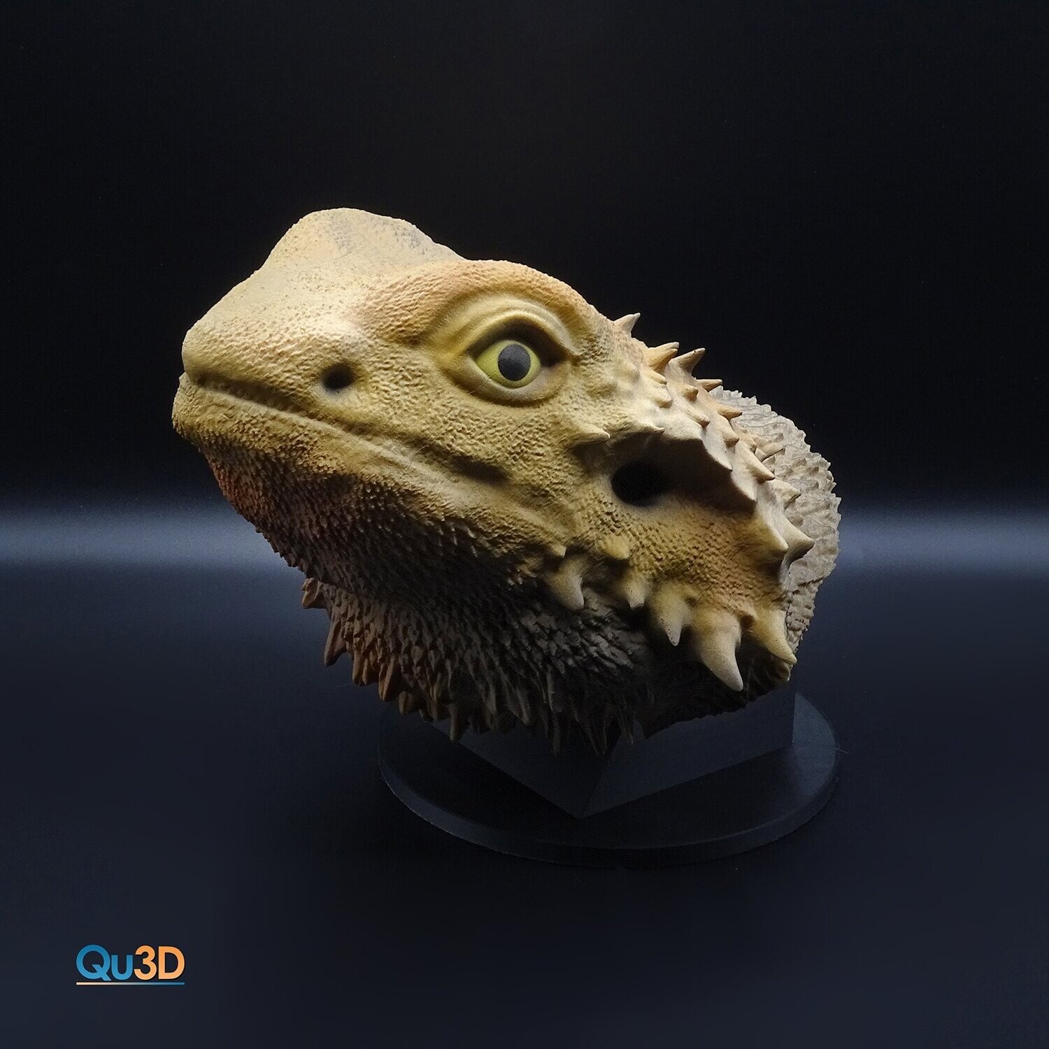 Bearded Dragon Portrait by Qu3D 3D-Design Art | Printables Store
