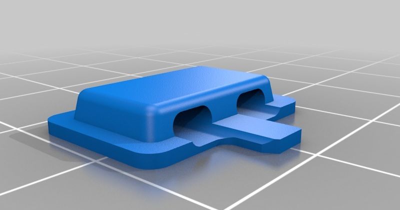 Wire mount clip by Eddi Maevski | Download free STL model | Printables.com