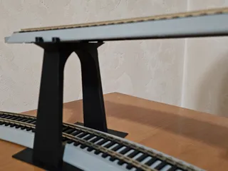 HO Scale model train supports by Thabto | Download free STL model ...