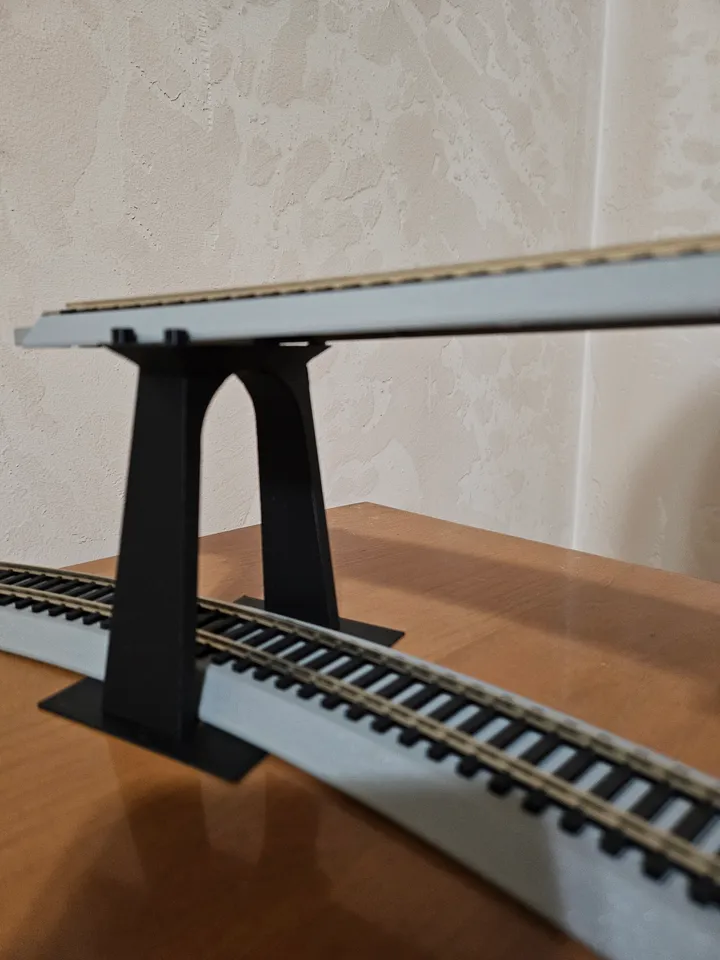 HO Scale model train supports by Thabto | Download free STL model ...