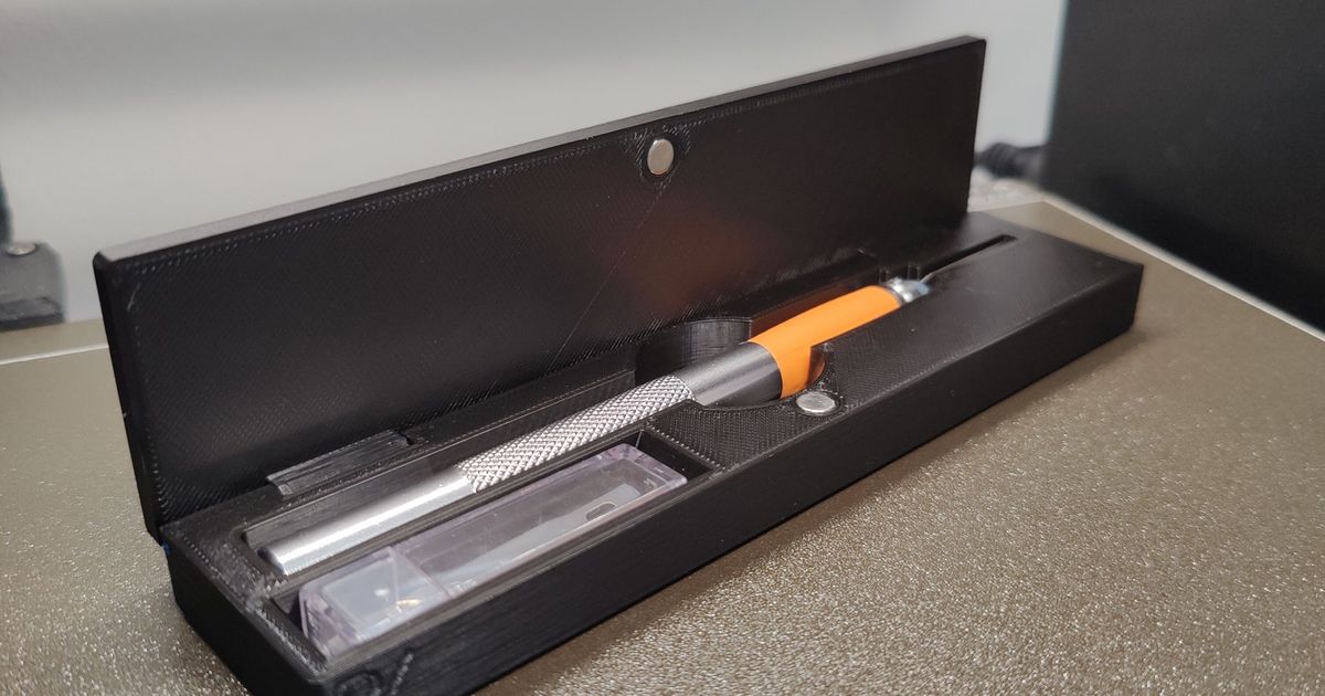 Hobby Knife Case (Fiskars) by Ranppa | Download free STL model ...