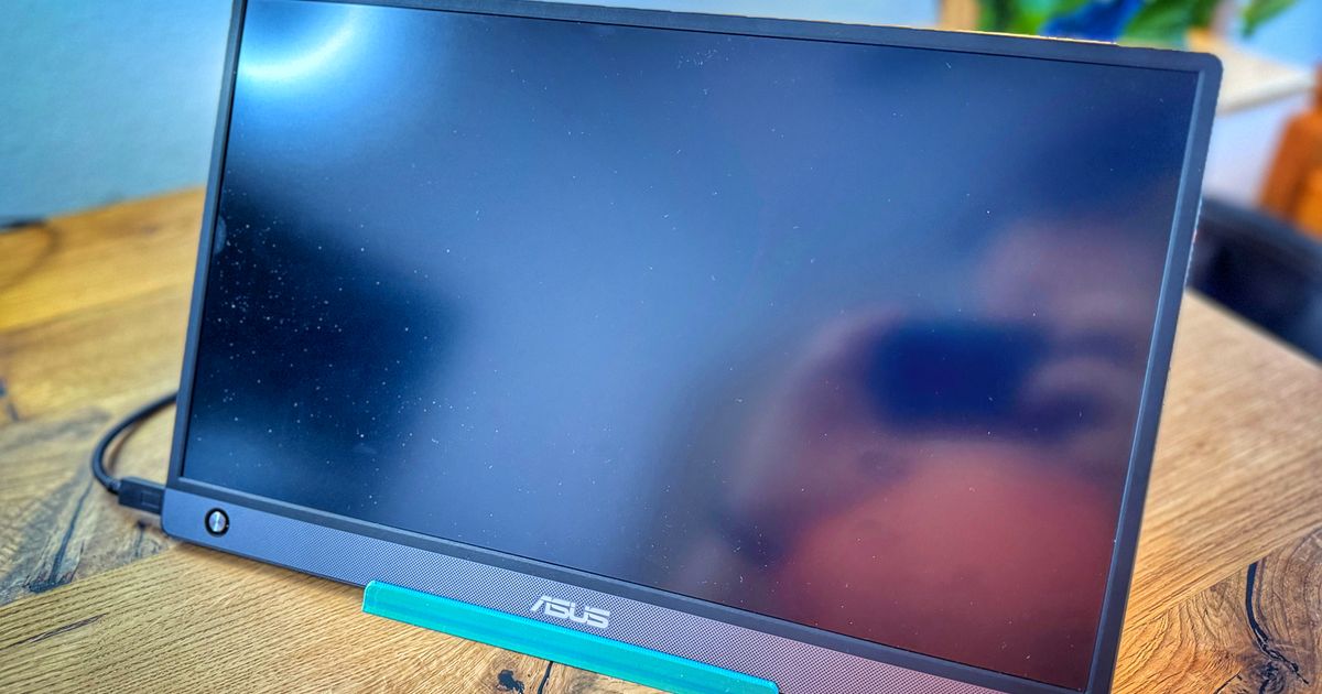 Stand for ASUS ZenScreen MB16AH by Pavel Minar | Download free STL ...