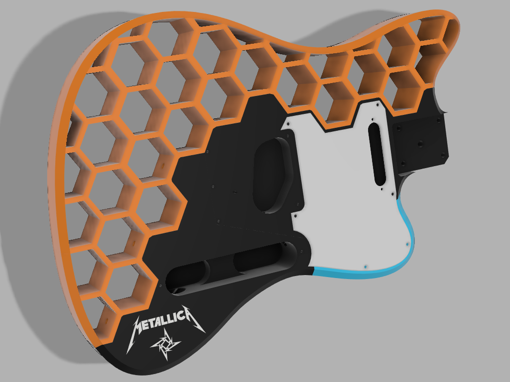 Prusacaster Metallica Edition by gabber130779 | Download free STL model ...