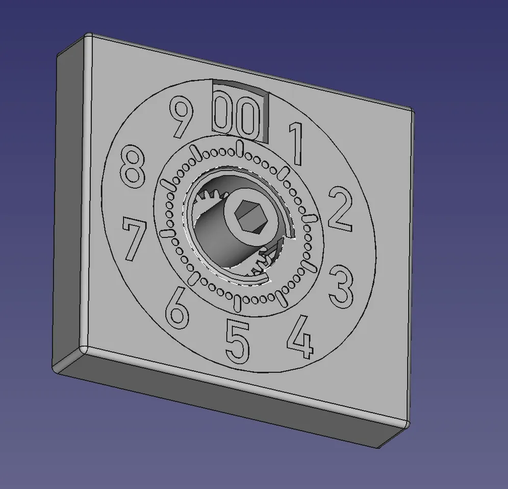 Revolution Counter Dial by SA0PEJ | Download free STL model ...