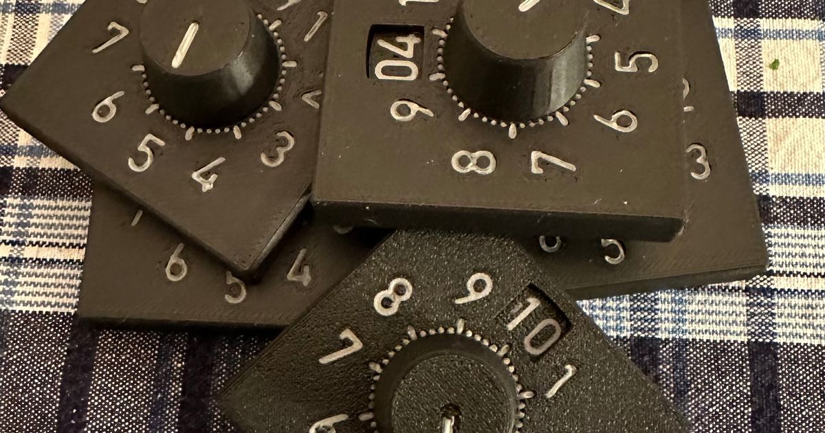 Revolution Counter Dial by SA0PEJ | Download free STL model ...