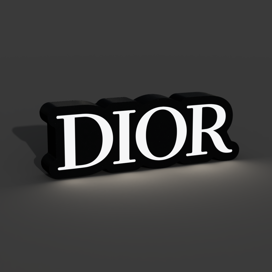 Dior Lightbox LED Lamp by braga3dprint | Printables Store