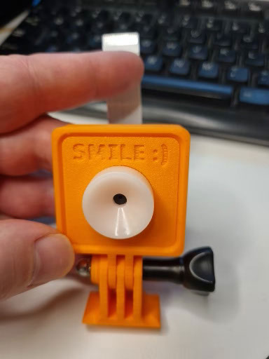 Case for Raspberry Pi Camera V2 with GoPro mount by Kamil Winiszewski ...