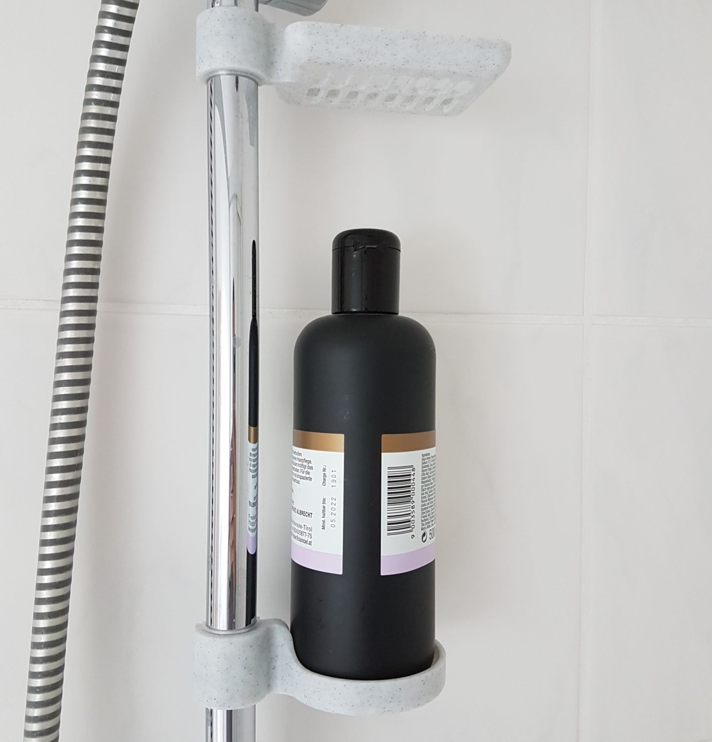 Soap dish, Bottle tray and Basket for Shower Rod by vivamus3d ...