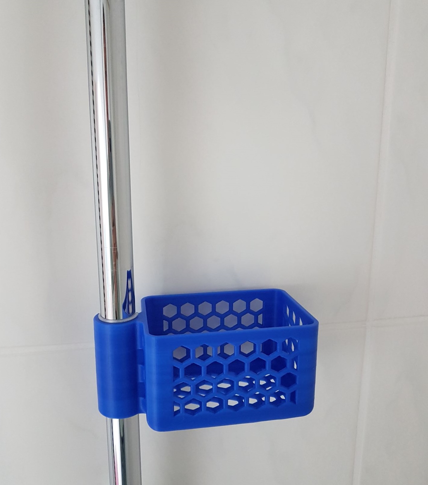 Soap dish, Bottle tray and Basket for Shower Rod by vivamus3d ...