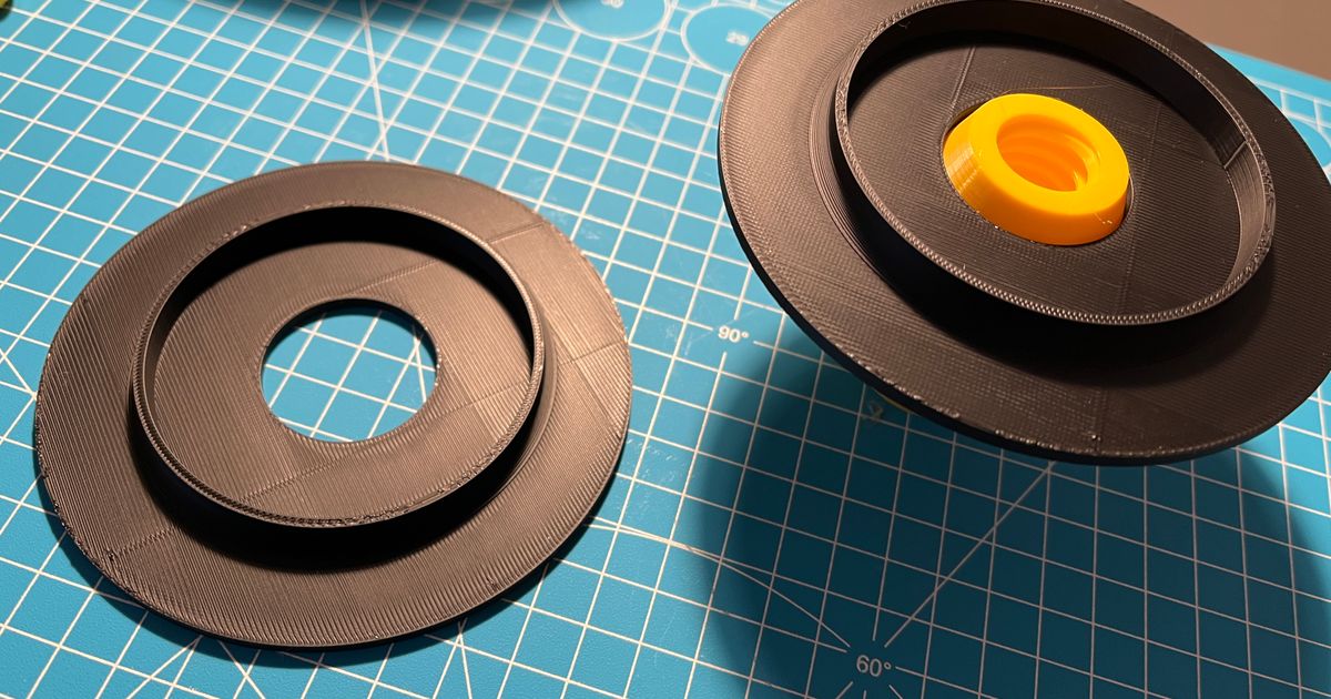 Spool centering disc for GIANTARM/GEETECH (74mm) by Lordi999 | Download ...