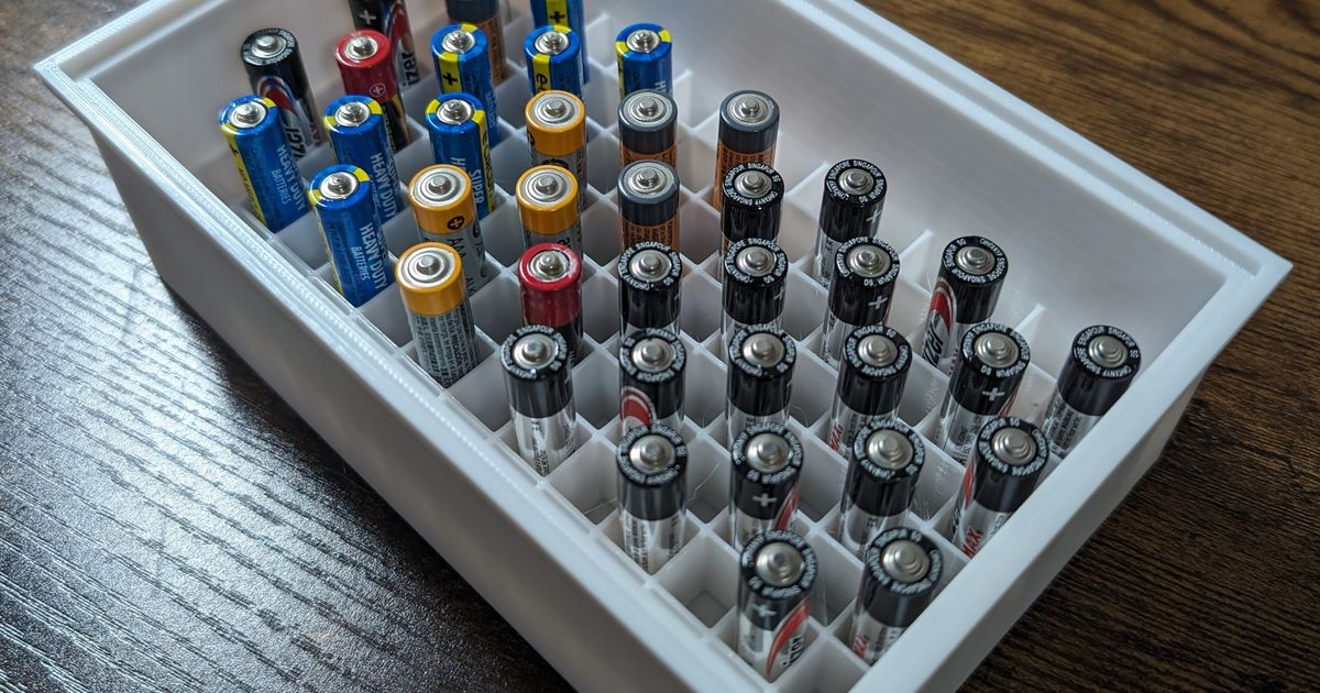 AAA Battery Box by SailorJerry | Download free STL model | Printables.com