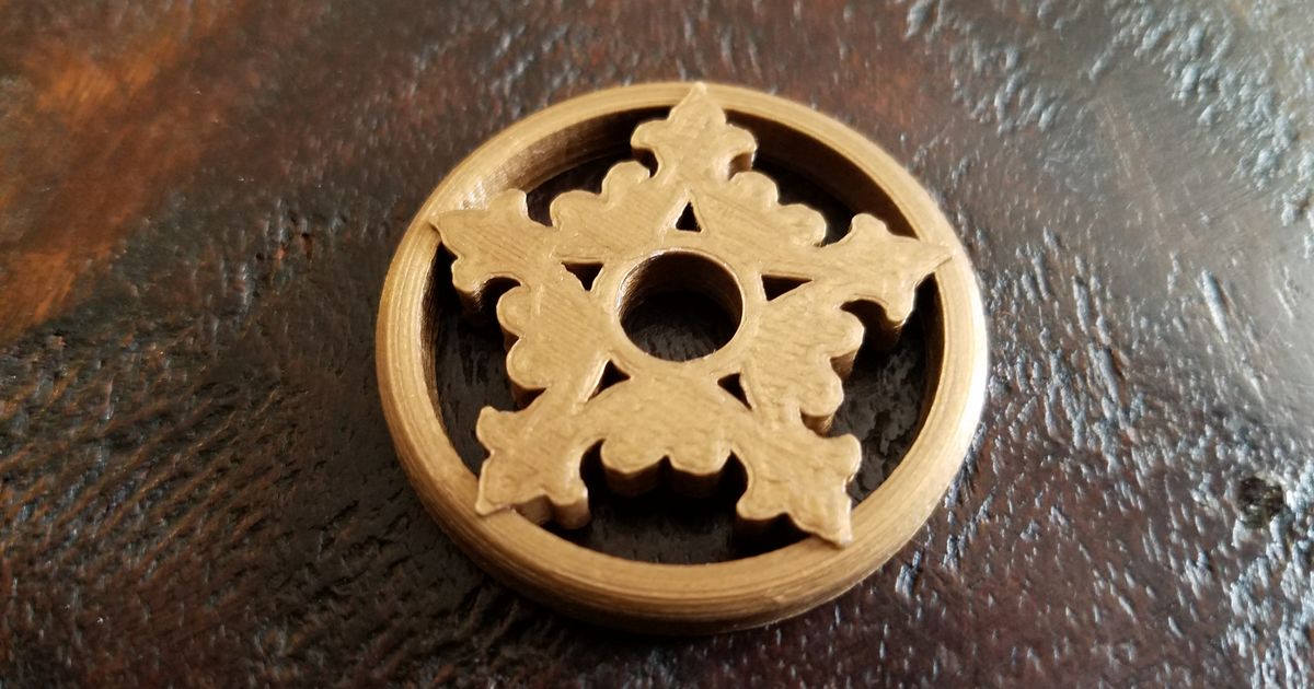 Magic Snowflake 45 RPM Adapter Version 2 by CWCDesigns | Download free ...