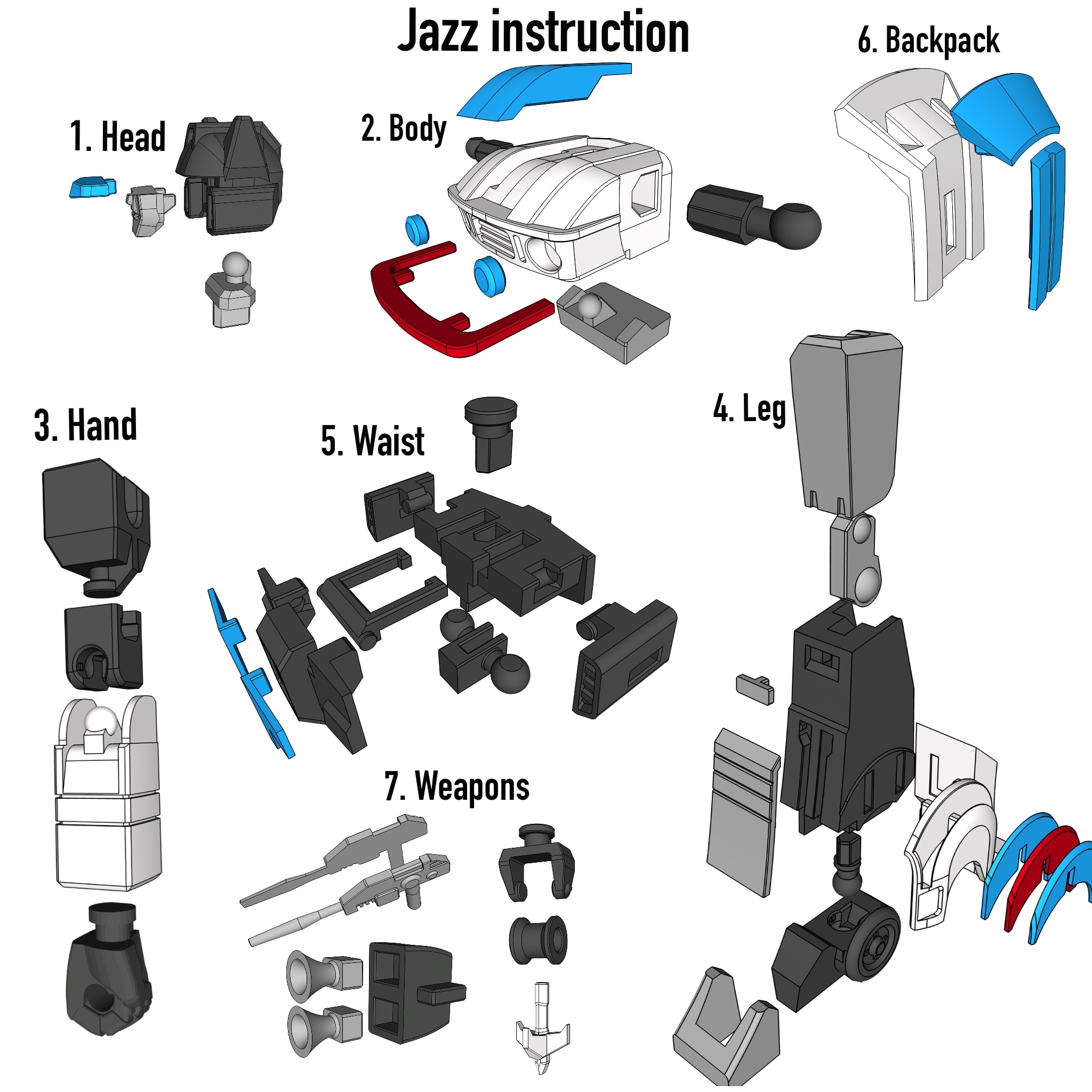 G1 Transformers Jazz by Toymakr3d | Download free STL model ...